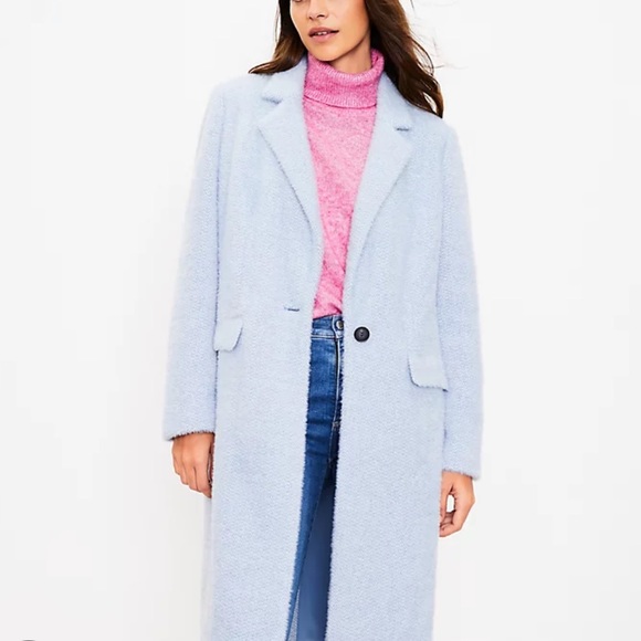 LOFT | Jackets & Coats | Loft Herringbone Coat | Poshmark